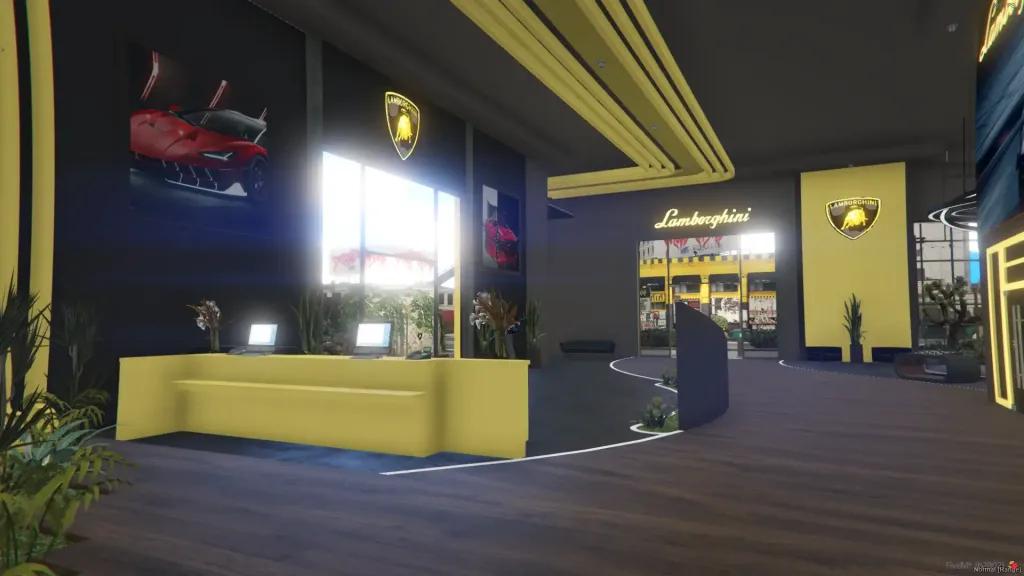 Lamborghini car dealer and showroom FiveM MLO - Best RedM Server ...