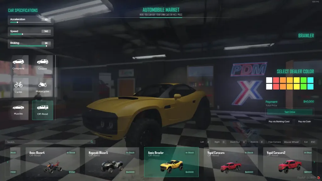 NoPixel 4.0 Car Dealer | Fivem Car Dealer | [QBCore/ESX] - Best RedM ...